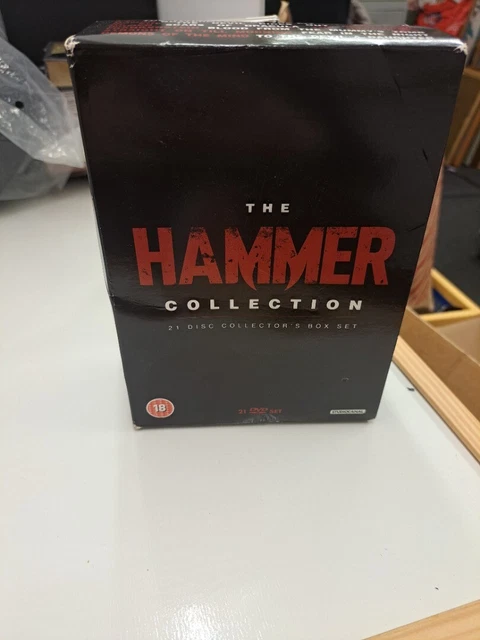 THE HAMMER COLLECTION 21 Disc Dvd Collector's Box Set 2013 R18 Cg N29 £ ...
