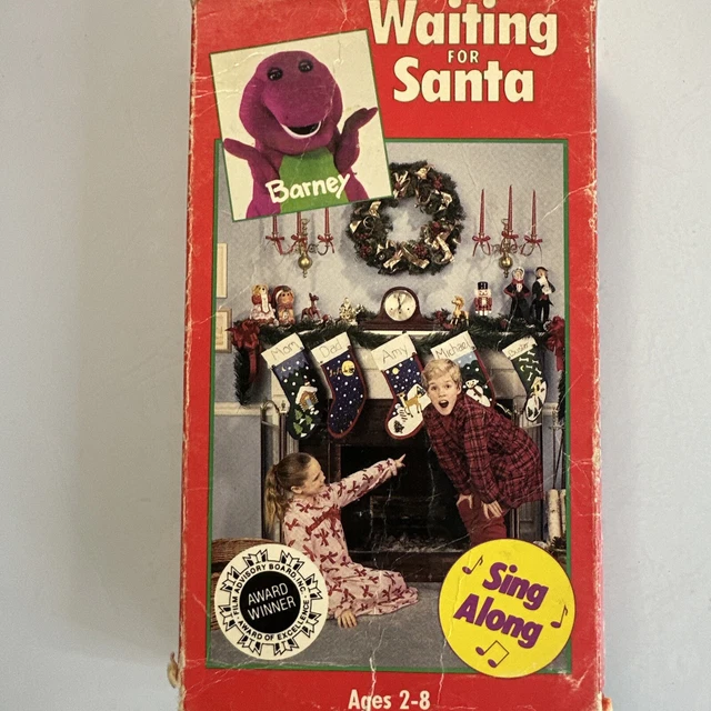 BARNEY: WAITING FOR Santa (VHS Tape, 1991) £10.34 - PicClick UK