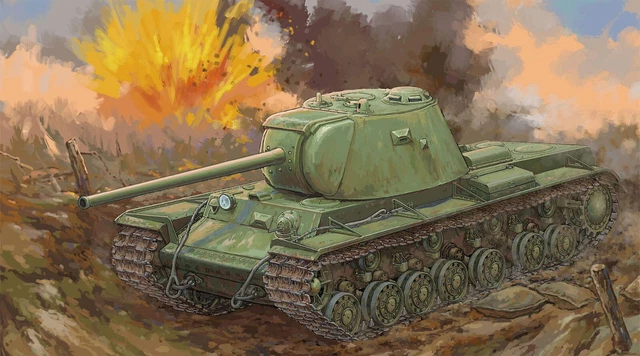 TRUMPETER 09544 - Russian KV-3 Heavy Tank EUR 35,99 - PicClick DE