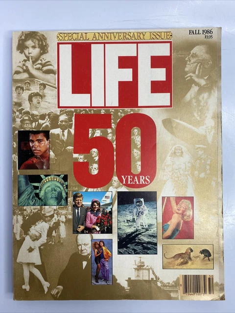 LIFE MAGAZINE 50TH Years Special Anniversary Issue Fall 1986 Vintage $8 ...
