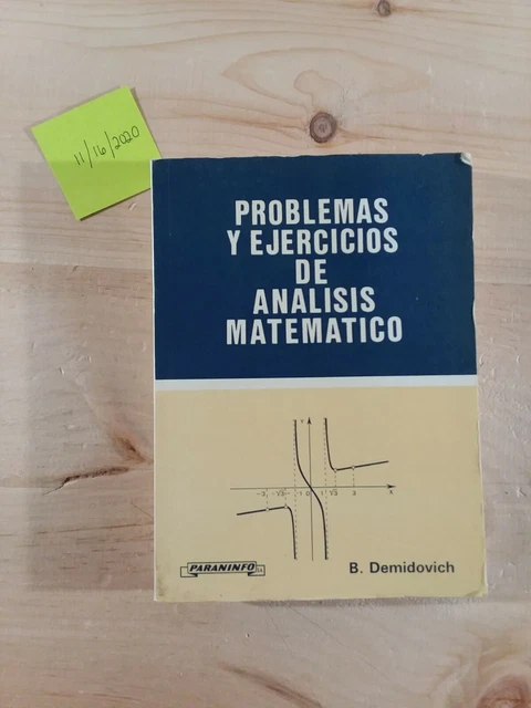 PROBLEMAS Y EJERCICIOS DE ANALISIS MATEMATICO By Demidovich - Calculus ...