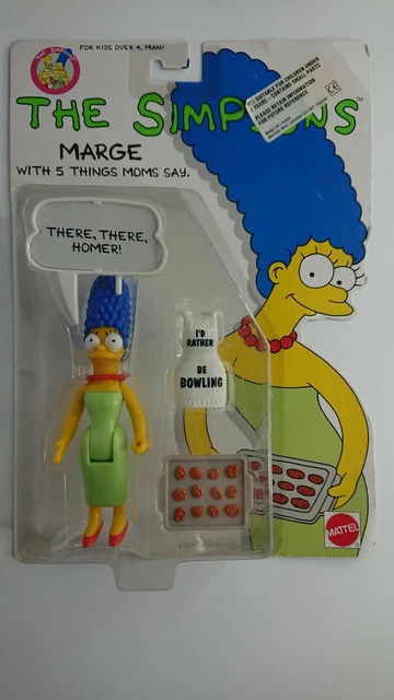 THE SIMPSONS - Marge Simpson Figure By Mattel 1990's In Packaging £9.50 ...