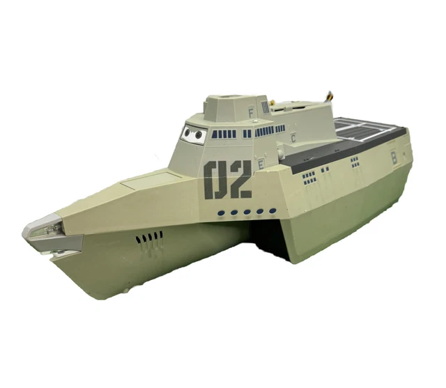 DISNEY PIXAR CARS 2 Tony Trihull Battleship Carry Case Huge Rare Not ...