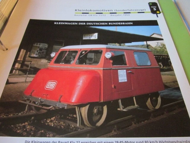 Lokprofil Mit Aufrisszeichnung K 5 Db Klv 11 Kleinwagen Db Eur 4 85