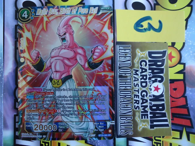 DRAGON BALL SUPER Card Game EN Majin Buu, Birth of Pure Evil BT25-065 ...