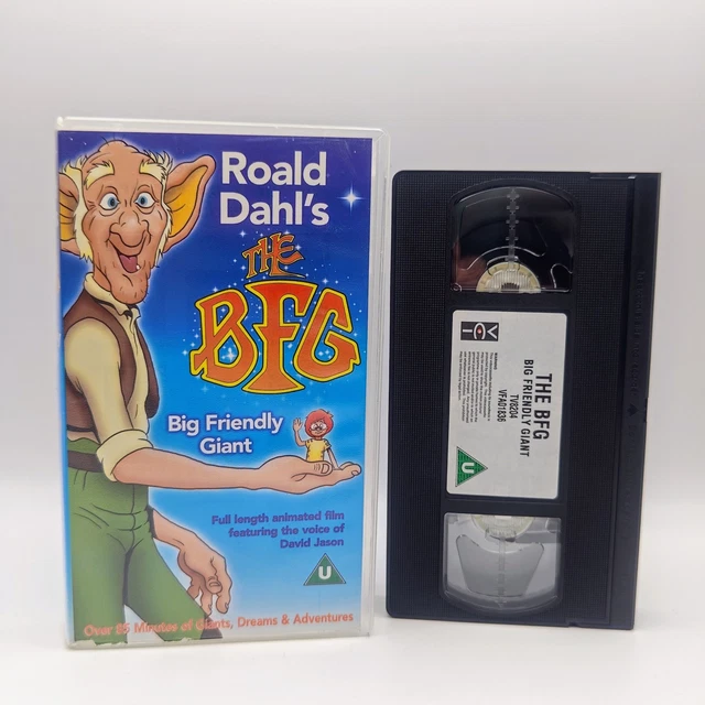 THE BFG VHS Big Friendly Giant Roald Dahl Children's Animation CITV £5. ...