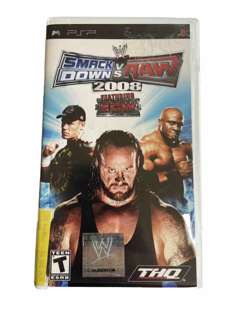 WWE SMACKDOWN VS. Raw 2008 Featuring ECW (Sony PSP, 2007) $14.99 ...