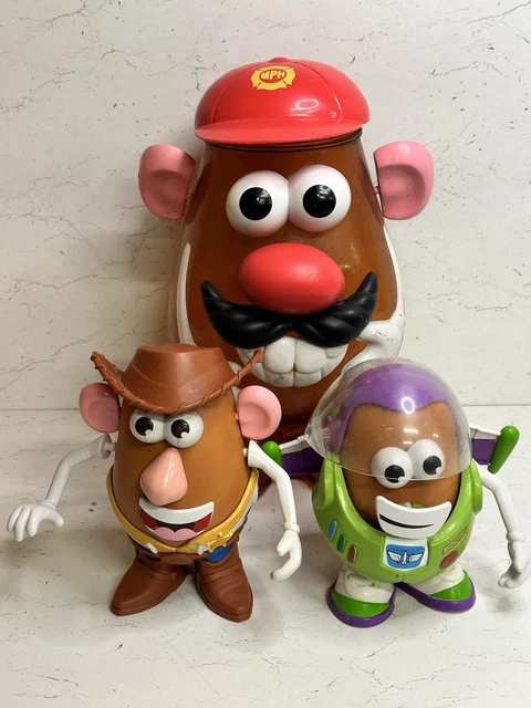 VINTAGE GIANT LARGE Mr Potato Head Super Spud Storage, With Woody ...