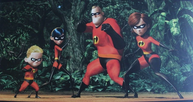 THE INCREDIBLES POSTCARD Modern Disney Pixar - Choose One £1.99 ...