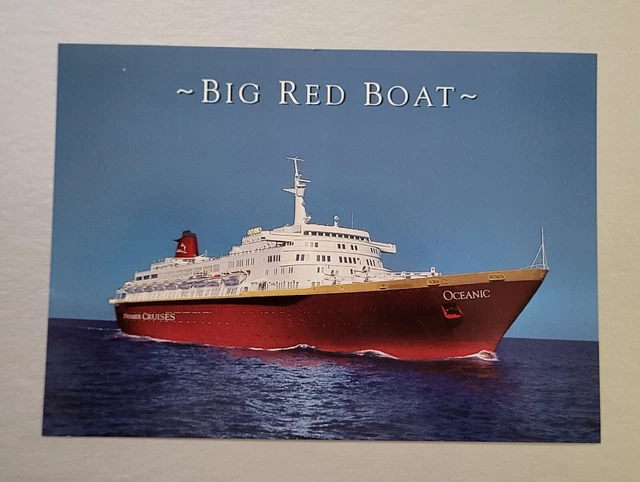 VINTAGE PREMIER CRUISES BIG RED BOAT Postcard 4" x 6" $4.00 - PicClick