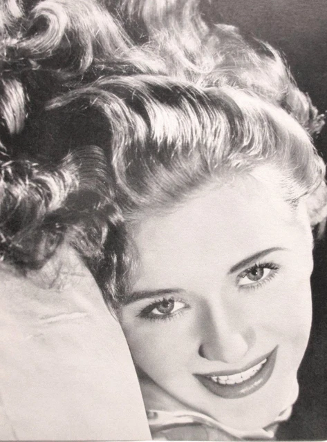 ORIGINAL 1940'S PHOTO LITHO IMAGE PIN UP MOVIE STAR/CHEESECAKE 'ANN ...