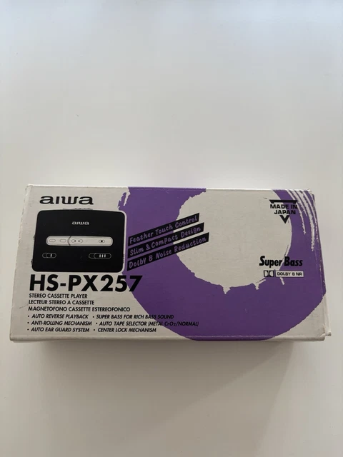 RARE! AIWA WALKMAN HS-PX257 Stereo Cassette player £43.10 - PicClick UK