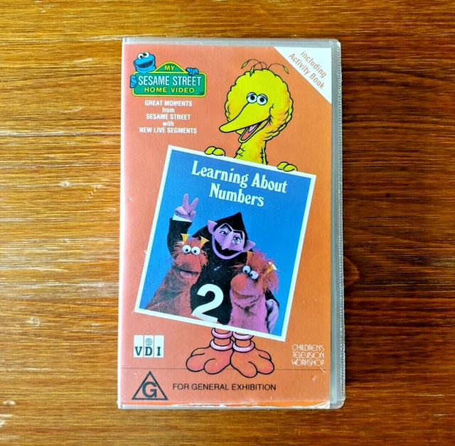 SESAME STREET: LEARNING About Numbers - Vintage 1992 VHS Video Tape £5. ...