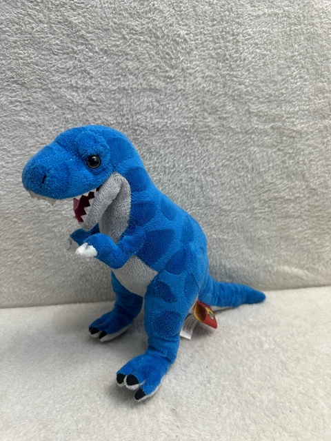 ADVENTURE PLANET BLUE T Rex dinosaur soft toy plush £11.50 - PicClick UK
