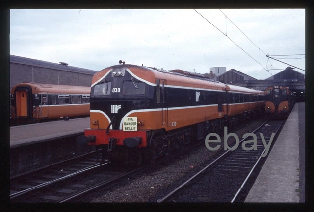 ORIGINAL 35MM SLIDE-IRISH Railways- CIE 030 at Connolly station w ...