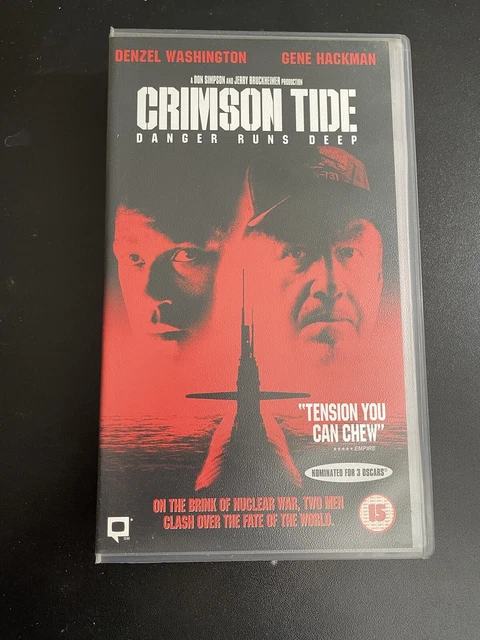 CRIMSON TIDE VHS Denzel Washington, Gene Hackman £1.16 - PicClick UK