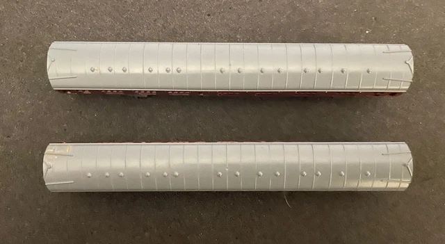 2X TRIX N GAUGE MK1 B.R. Mk 1 LMS ( Maroon) OPEN 1ST COACH No M16171 ...