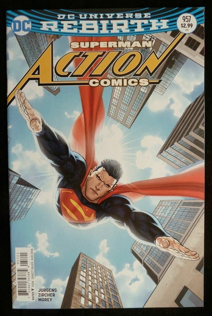 ACTION COMICS SUPERMAN #957 - DC Universe Rebirth Cover B - Aug 2016 VF ...