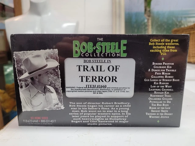 THE BOB STEELE collection Western Classics VHS FACTORY SEALED / r4 t6 £ ...