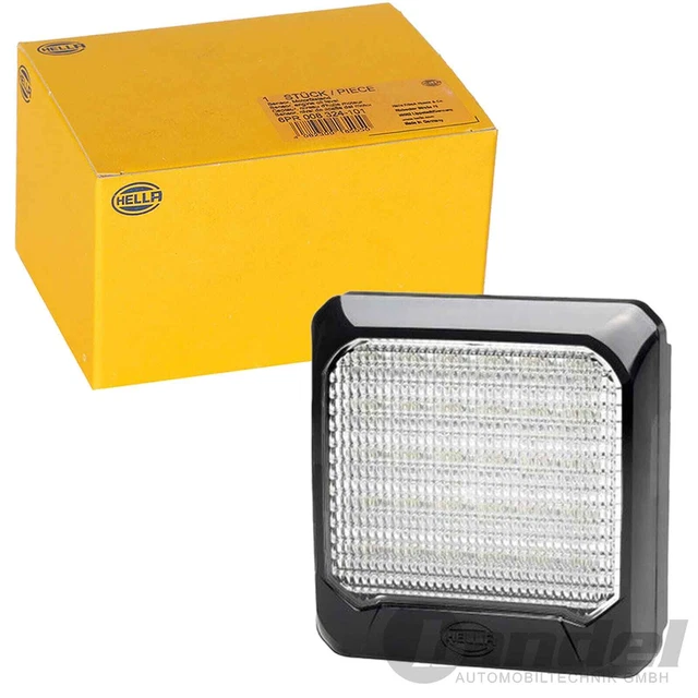 HELLA LED LAMPE De Travail 12V 24V 7W Nahfeldausleuchtung 1GA 995 193 ...