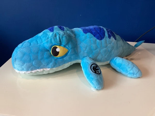 JURASSIC WORLD CAMP Cretaceous 14” Mosasaurus Plush Soft plush Toy ...