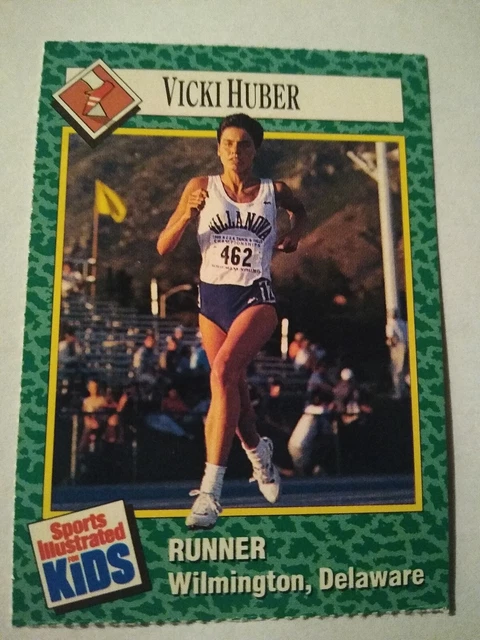 1990 CARTE DE Coureur Vicki Huber Si Sports Illustrée Pour Enfants #135 ...
