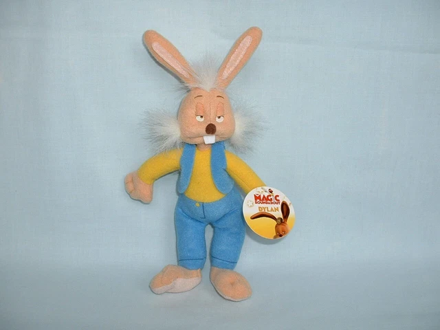 THE MAGIC ROUNDABOUT 9" DYLAN THE RABBIT Soft Plush Beanie Toy With Tag ...