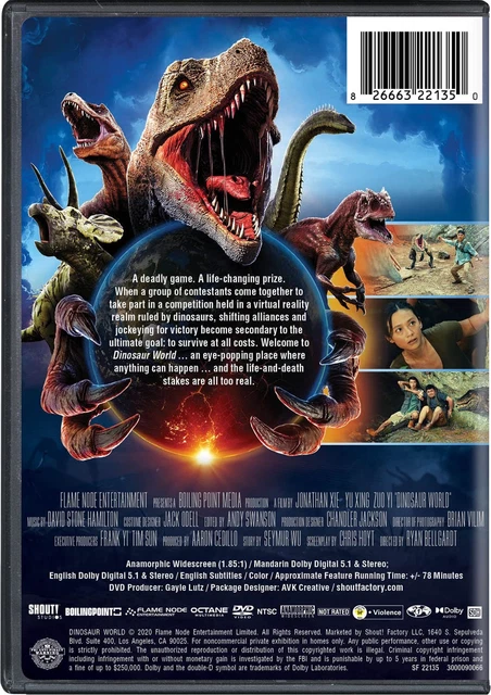 DINOSAUR WORLD (DVD) Jonathan Xie Xing Yu Zuo Yi Ryan Bellgardt EUR 23 ...