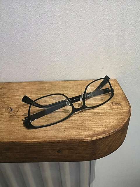 RUSTIC SOLID Handmade Radiator Round Curved Shelf Edges -brackets -40 ...