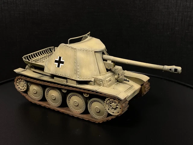 GERMAN MARDER III Ausf H Dak Afrika Korps Bolt Action 1/56 28Mm Painted ...