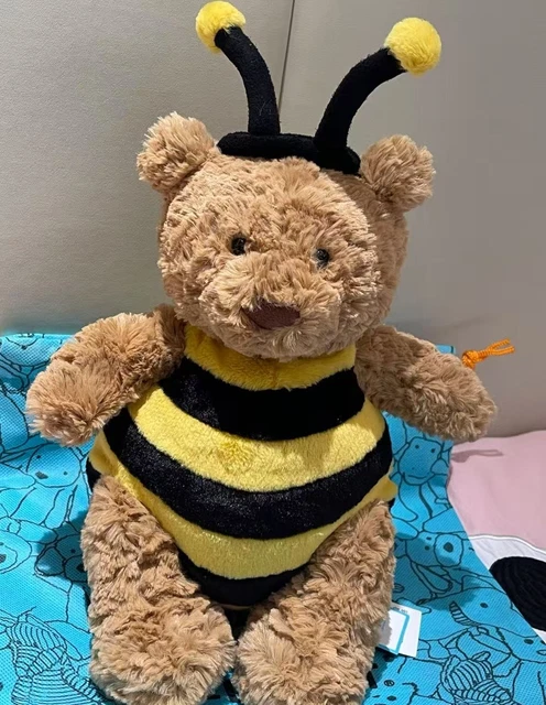 JELLYCAT SPRING BARTHOLOMEW Bear - Bumblebee Albee Cute Soft Plush Toy ...