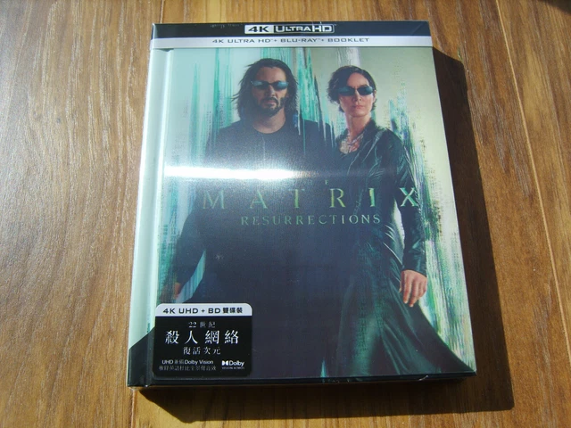 MANTA LAB ~ Matrix Resurrections Lenticular Digibook 4K UHD Brand New ...