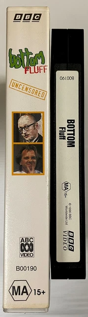 BOTTOM FLUFF RIK Mayall Ade Edmondson VHS Video Cassette Tape PAL 1996 ...