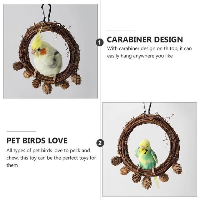 BUDGIE TOYS FOR Chewing Pet Bird Supply Swings Cockatiels Conures $23. ...