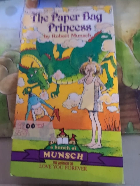 THE PAPER BAG Princess VHS Movie Family Adventure Animation Robert ...
