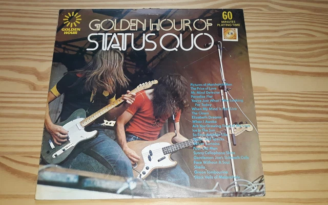 LP 33T GOLDEN Hour Of Status Quo Gh 556 Uk 1973 Vg++/Vg+ EUR 8,00 - PicClick FR