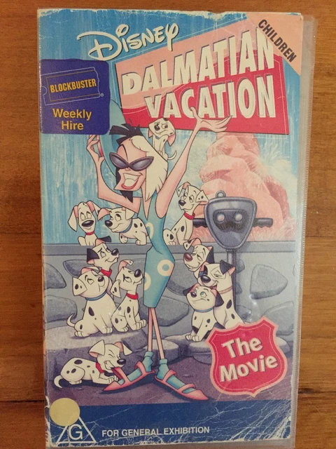 VHS DISNEY DALMATION Vacation Video Cassette Tape $19.00 - PicClick AU