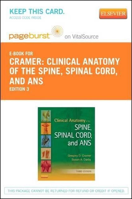 CLINICAL ANATOMY OF the Spine, Spinal Cord, and ANS - Pageburst E-Book ...
