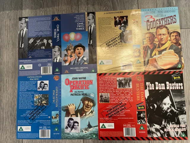 WARNER HOME VIDEO - Vhs Promotional Sleeve Collection £19.99 - PicClick UK