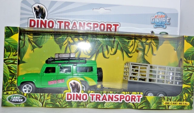 KIDS GLOBE FARMING Land rover Defender Station Wagon & Cattle trailer ...