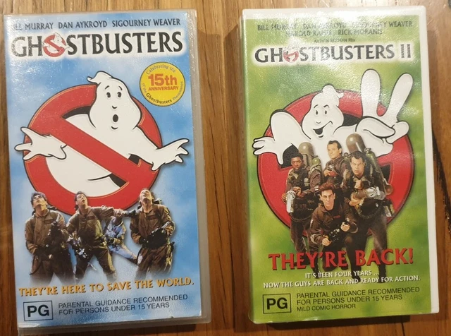 GHOSTBUSTERS 1 AND Ghostbusters 2 Vhs Video Tapes, Selling As Pair 🔥🔥 ...