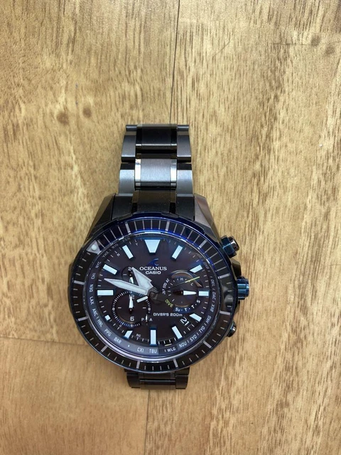 CASIO OCEANUS DIVERS modèle OCW-P2000B-1AJF Montre solaire Bluetooth ...