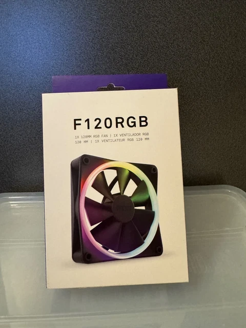 NZXT F120 RGB 120mm RGB Case Fan – Black £16.15 - PicClick UK
