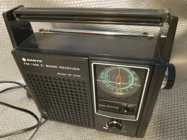 VINTAGE RADIO SANYO Rp5225 Am Fm All Works - Old Transistor $21.90 ...