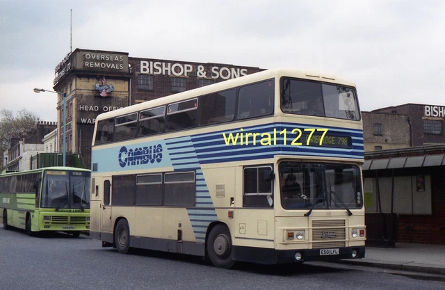ORIGINAL BUS PHOTOGRAPHIC negative Cambus Olympian E501LFL £2.50 ...