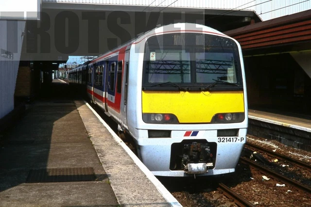 35MM SLIDE BR British Rail DMU Class 321 321417 1991 Birmingham Original £4.98 - PicClick UK