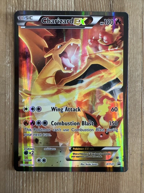 POKÉMON TCG CHARIZARD-EX XY Black Star Promos XY121 Holo Promo MP $34. ...