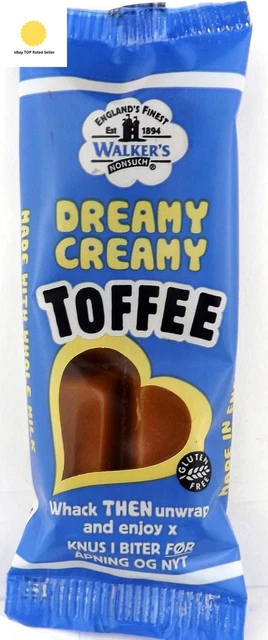 WALKERS NONSUCH TOFFEE BARS 100G Bars & 50G Bars Banana Brazil Hazelnut ...