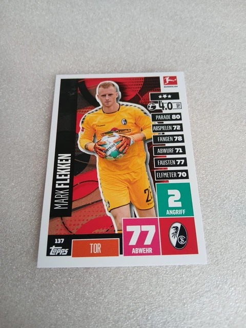 CARTA MATCH ATTAX Mark Flekken SC Friburgo NUOVA EUR 1,00 - PicClick IT