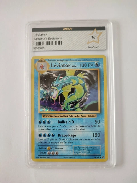 CARTE POKÉMON LEVIATOR 34/108 rare holographique XY XY12 evolutions pca ...